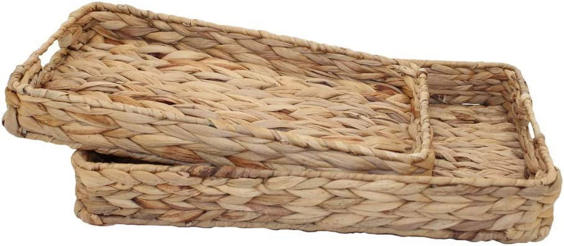 Zhuge Grass Weaving Tray, Grass Storage Bins for Fruit or Tea,Arts and ...