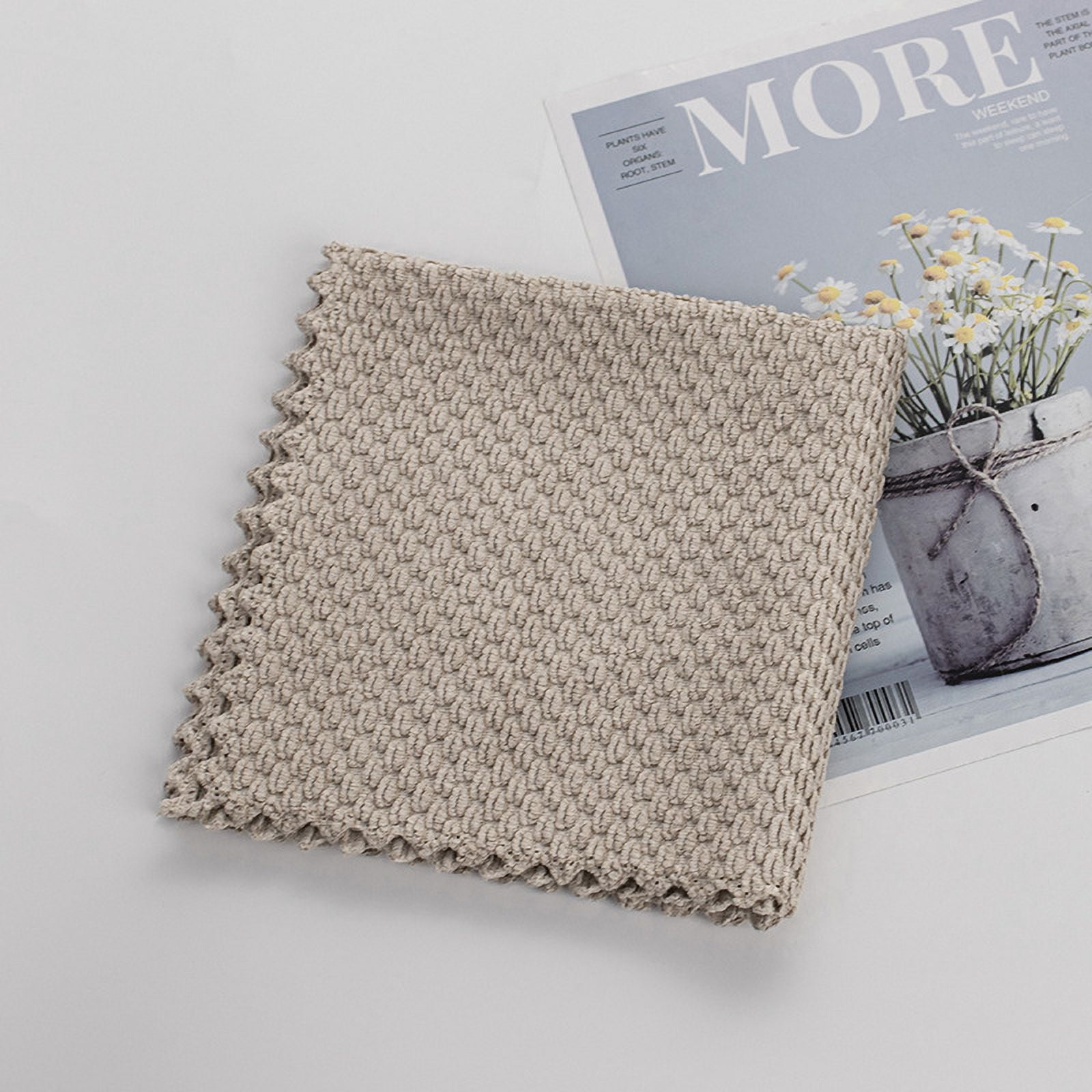Zhuge Kitchen Washcloths for Dishes Absorbent Microfiber Dish Cloths ...
