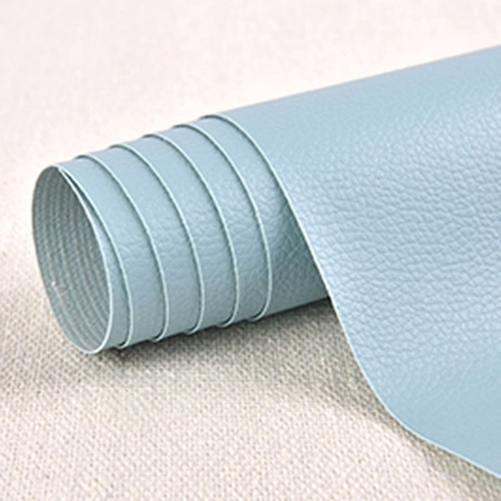 Zhuge Light Blue Self-Adhesive Leather Repair Patch (23.6X9.8 Inch ...