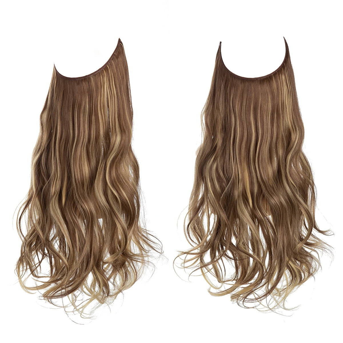 Zhuge Long Wavy Wig piece with Invisible Transparent Adjustable Size ...