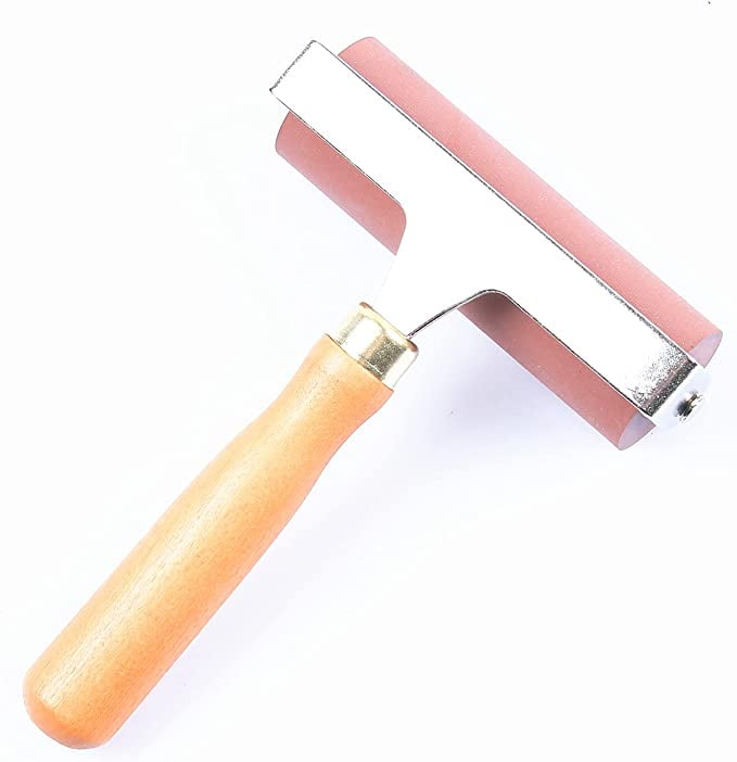 Zhuge Rubber Brayer Roller for Printmaking, Ideal for Anti Skid Tape ...