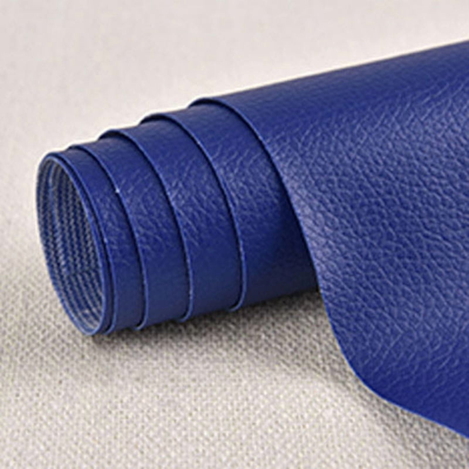 Zhuge Sapphire Blue Self-Adhesive Leather Repair Patch (50x137cm), 2 ...