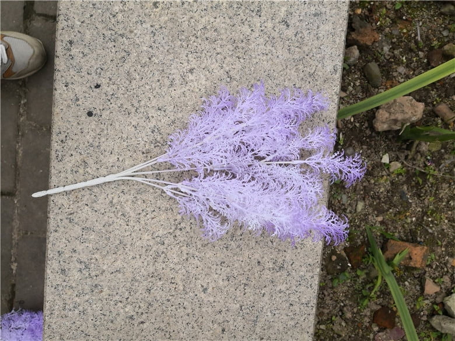 Zhuge Simulation Flower Rime Mist Five-pronged Single-Branch Mist Fake ...