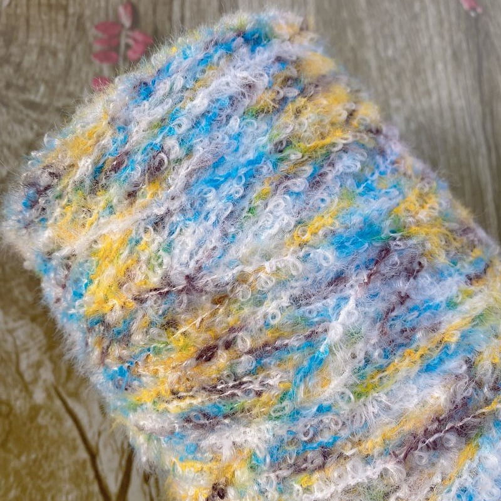 Zhuge Soft Plush Wool Acrylic Fancy Loop Yarn for Doll Hair Making ...