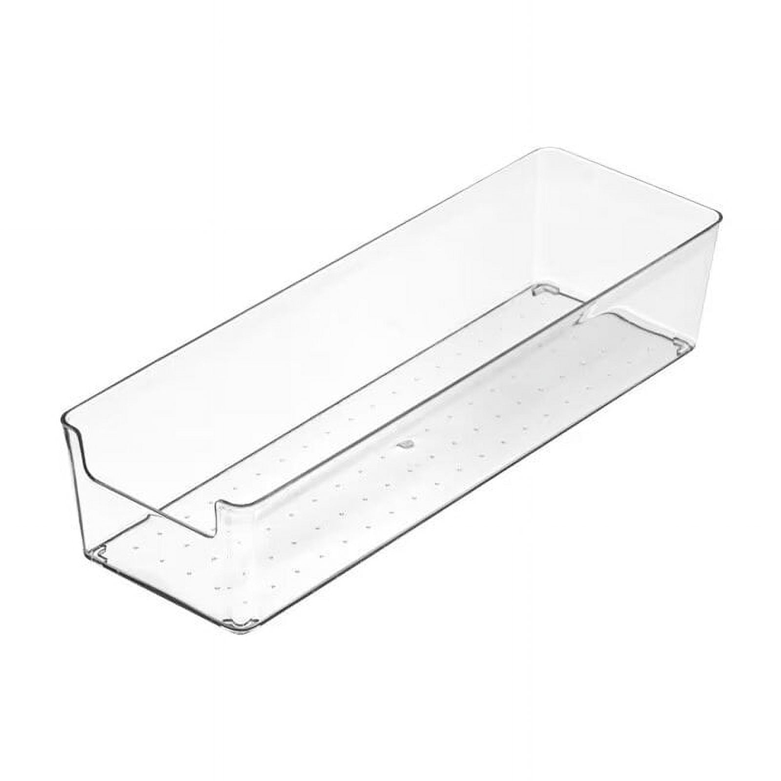 Zhuge Stackable Clear Drawer Organizer Narrow Makeup Vanity Storage ...