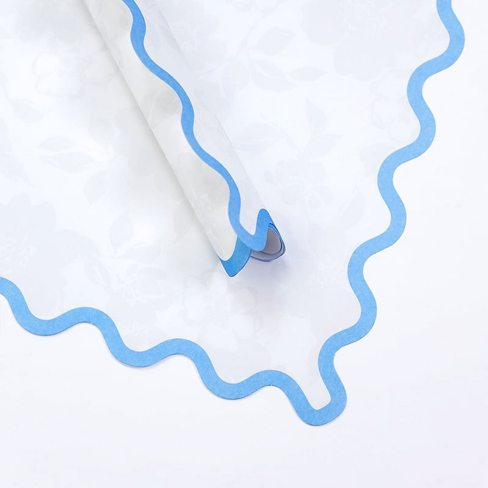 Zhuge Wave Border Art Paper, Flower Bundle Packaging Paper, Fenghua ...