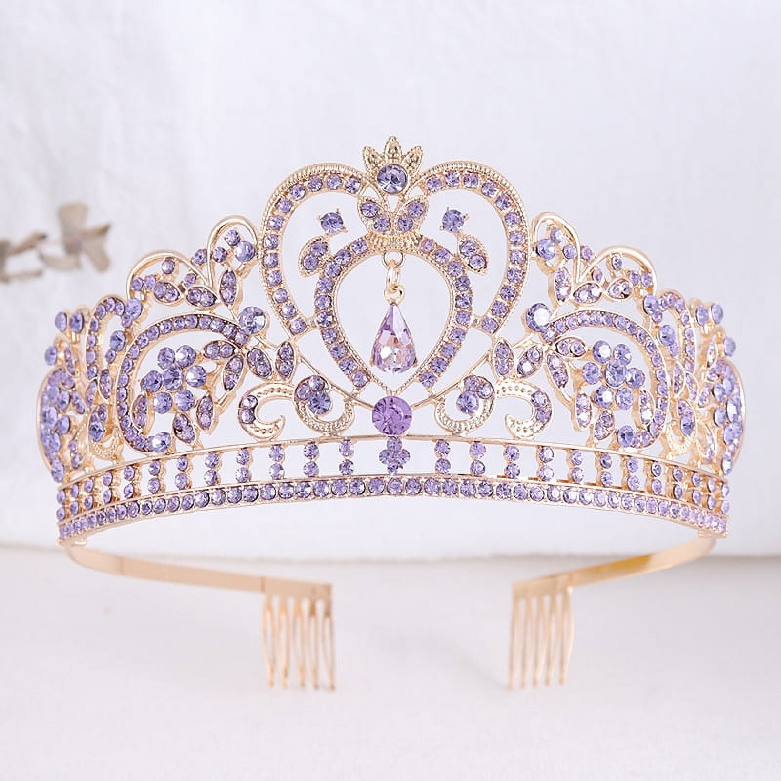 Zhuge Wedding Tiara for Bride Princess Tiara Headband Bridal Crown ...