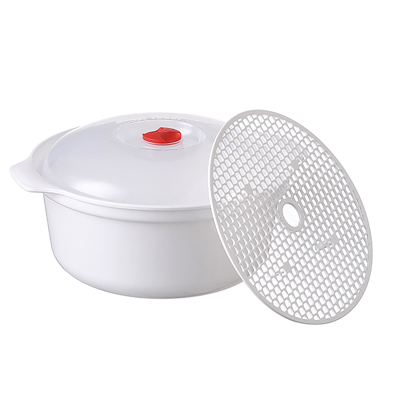 Zhuge White Noodle Bowl with Handle - Stackable Soup Bowl, Easy Storage ...