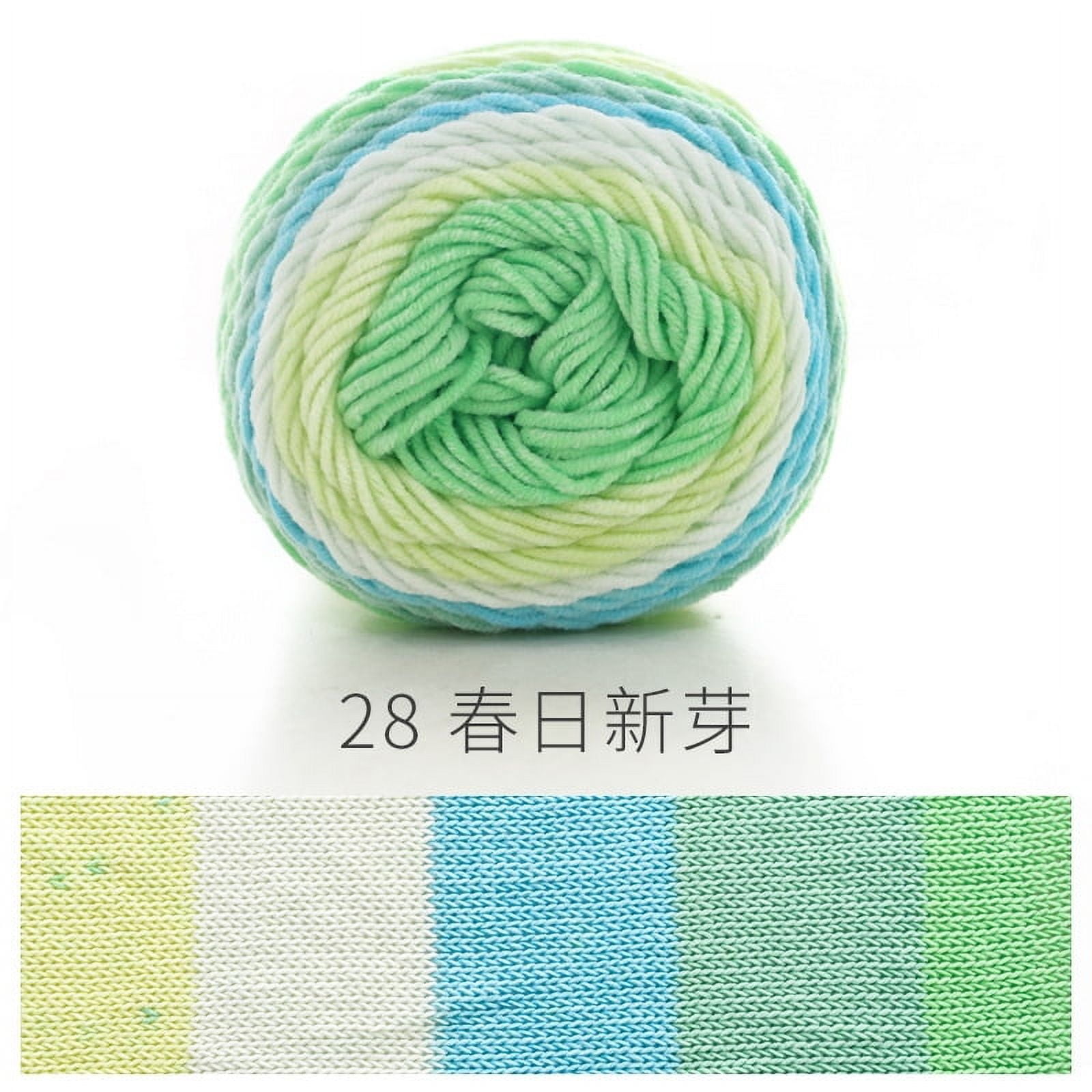 Zhuge Yarn for Crocheting, Gradient Cake Yarn 200G, Super Soft Ombré ...