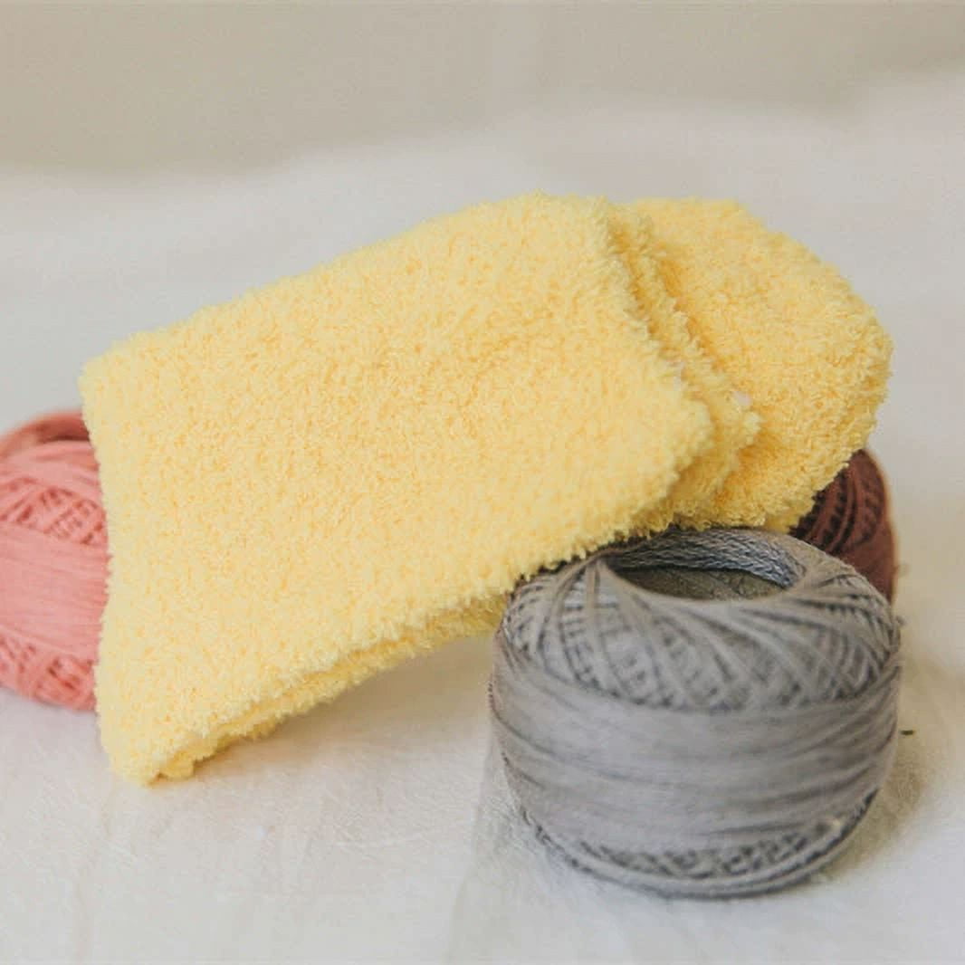 Zhuge plush comfortable slipper socks, warm and soft winter plush ...