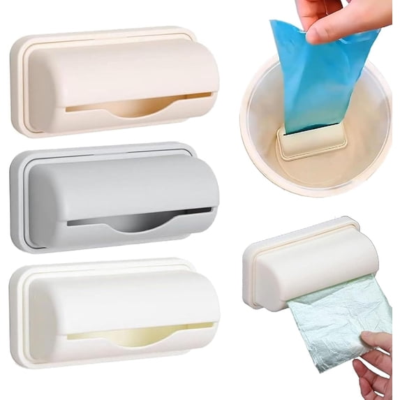 ZhuiFengAA 3Pcs Trash Bag Dispenser Wall Mount, Disposable Trash Liner ...