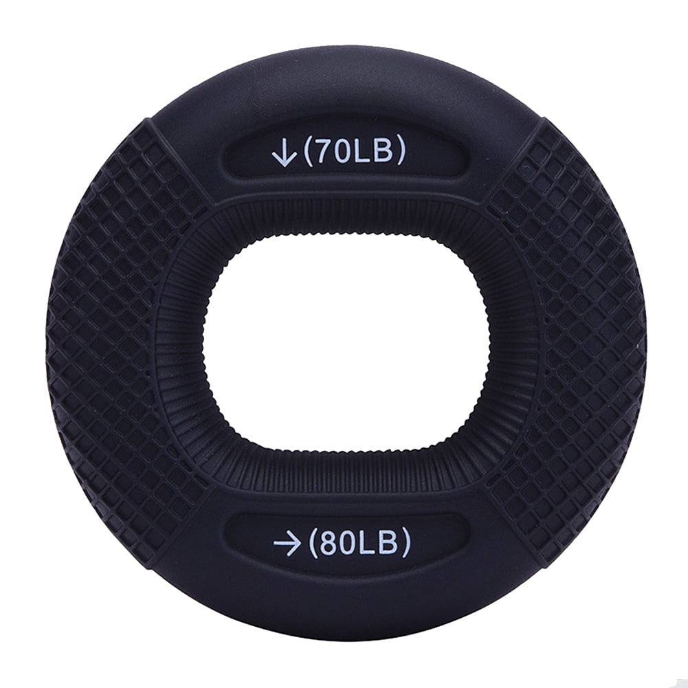 Zhuitw 20-80LB Hand Grip Finger Gripper Ring Strength Trainer Finger ...