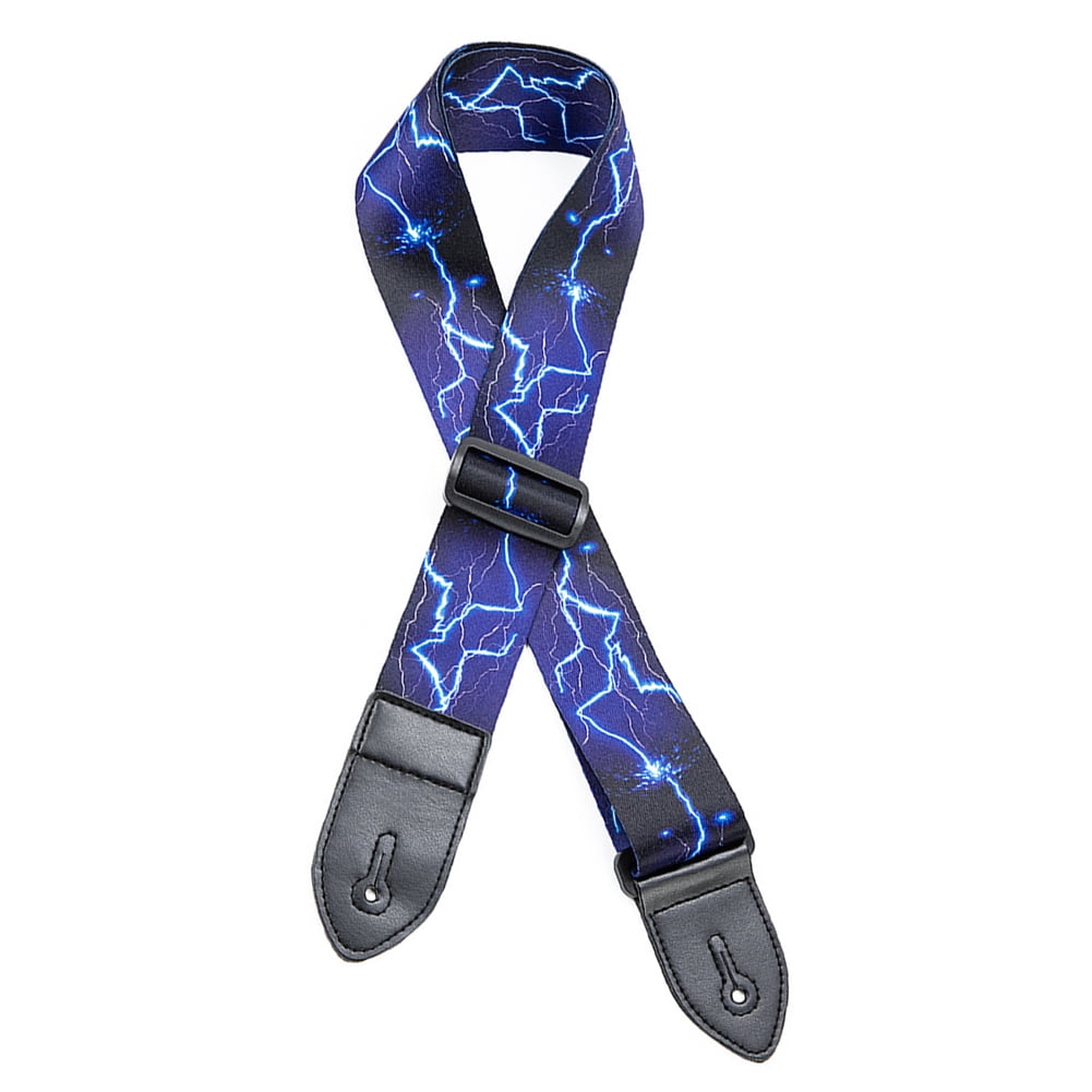 Zhuitw Adjustable Leather Guitar Sling Strap Hanging Neck Music ...