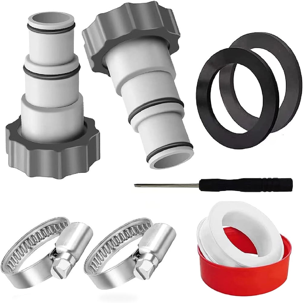 Zhuitw Pool Hose Adapter Kit 2 Types A B Conversion Connector ... Zhuitw Pool Hose Adapter Kit 2 Types A B Conversion Connector ...