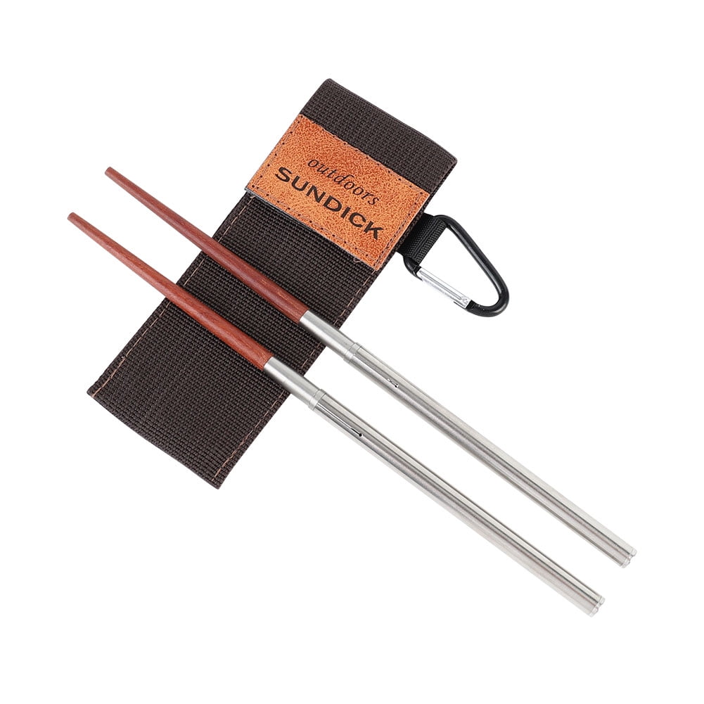 Zhuitw Retractable Chopsticks Ultralight Collapsible Travel Chopsticks ...