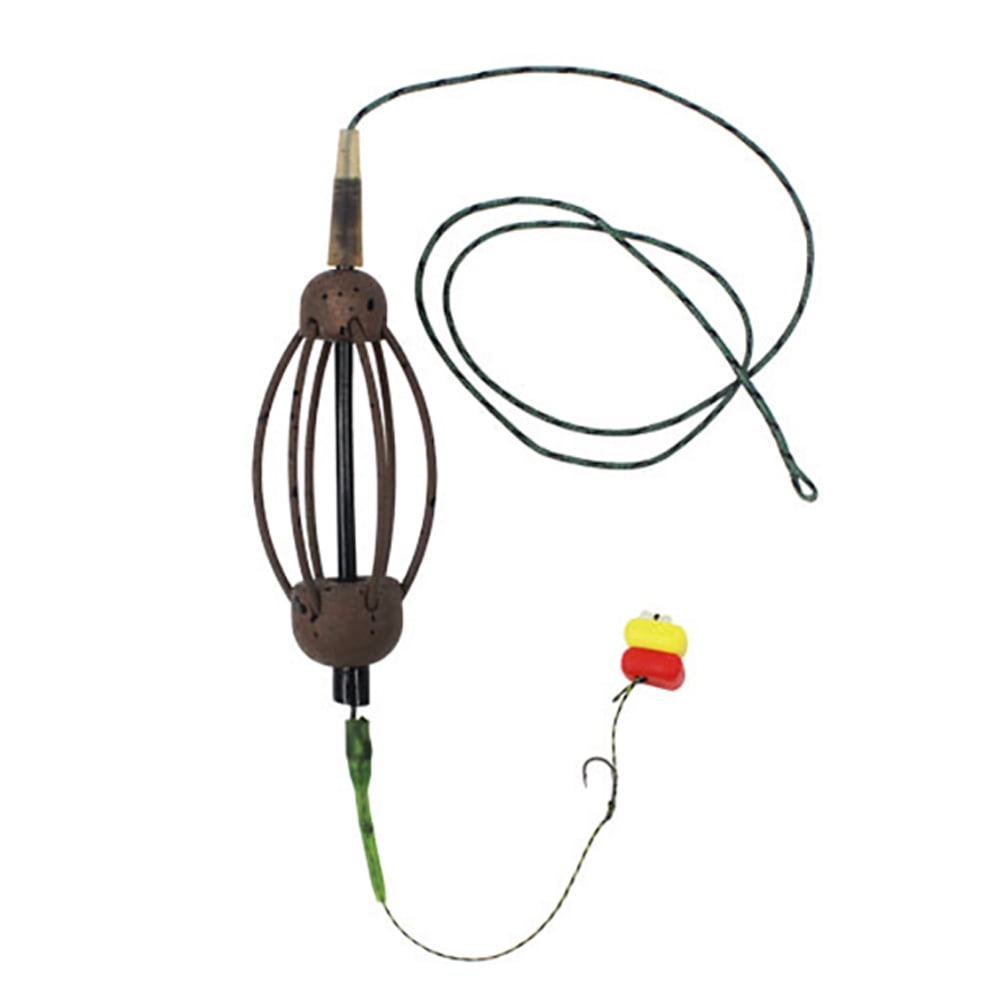 Zhuitw Thrower Bait Plumb Corn Fishhook Bait Inline Method Feeder ...