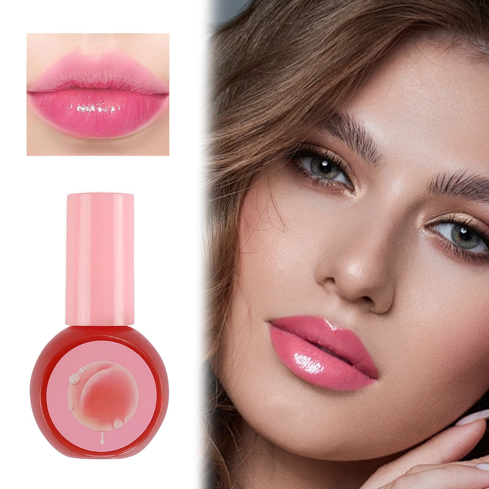 Zhuoting 16ml Liquid Lip Makeup Two Faced Lip Plumper Chapped Makeup ...