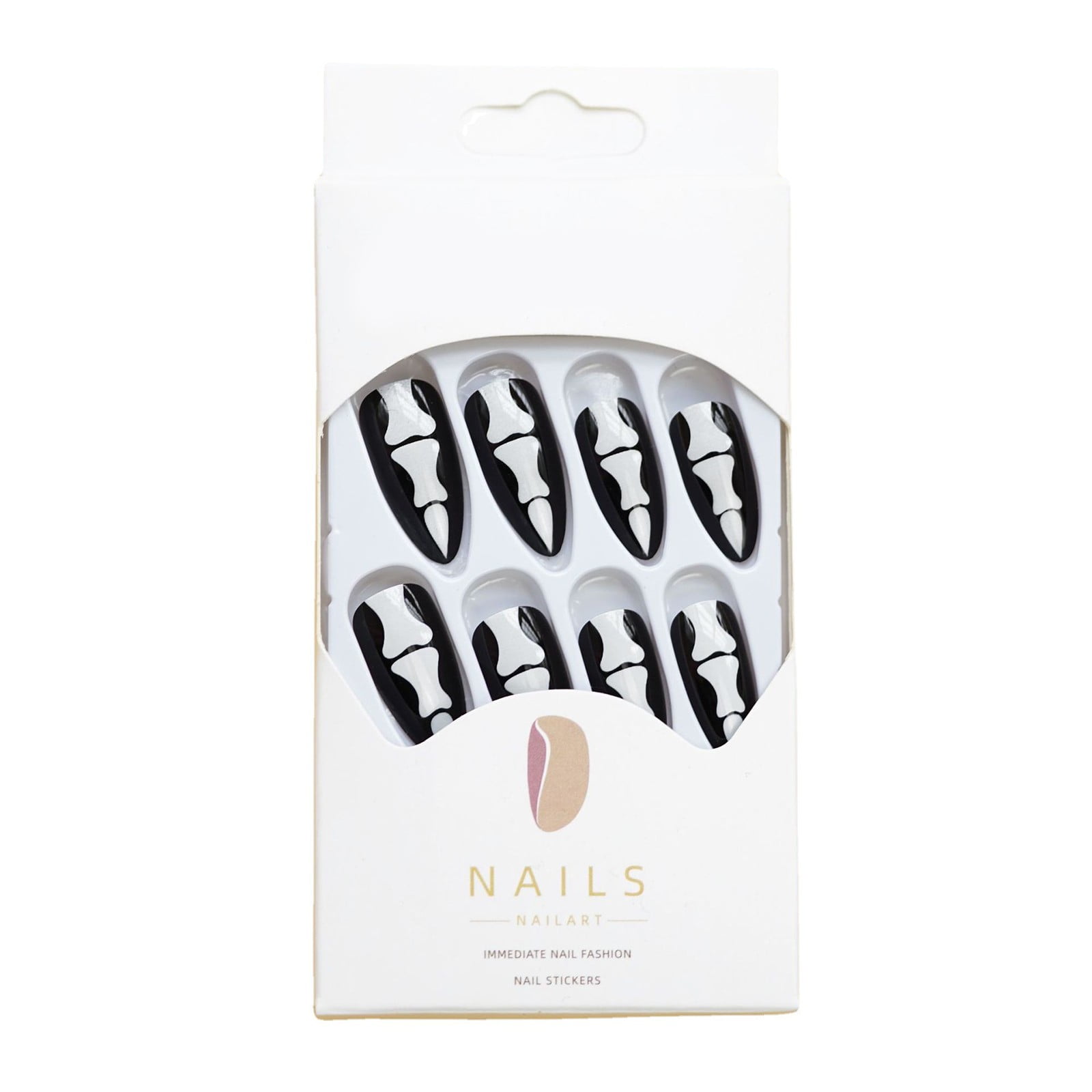 Zhuoting Clear Acrylic Nail Tips Coffin Shape Roofing Tarp Nails Nail