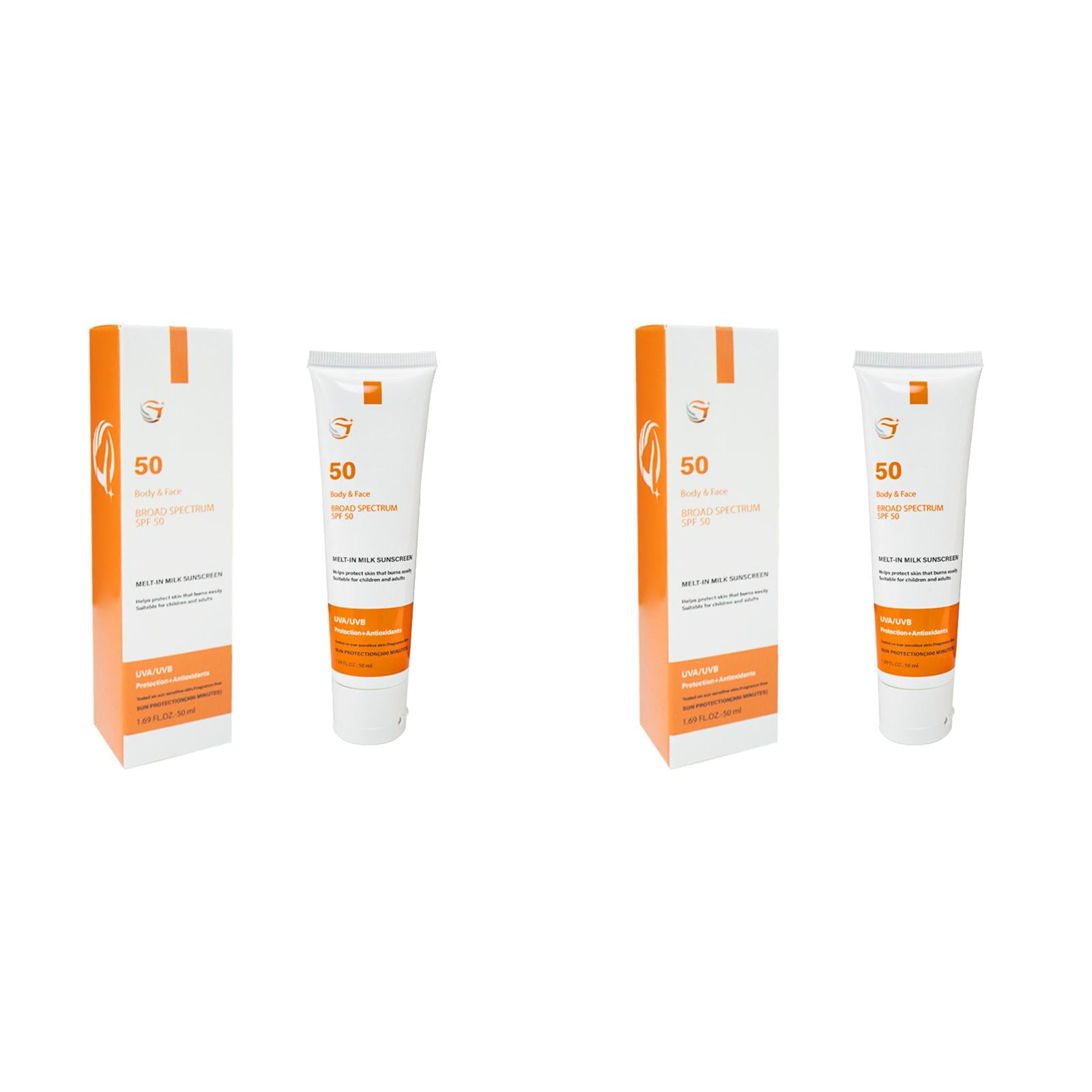 Zhuoting Orange Sunscreen Student Training Full Body Cactus Water ...