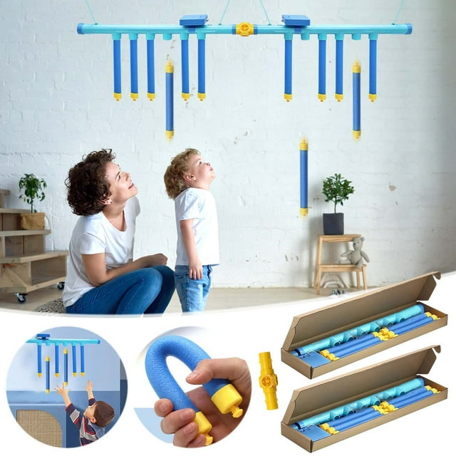 ZhyrZng 2PCS Puzzle Reflex Challenge Game, Drop Sticks Game, Upgraded Falling Sticks Catching ...