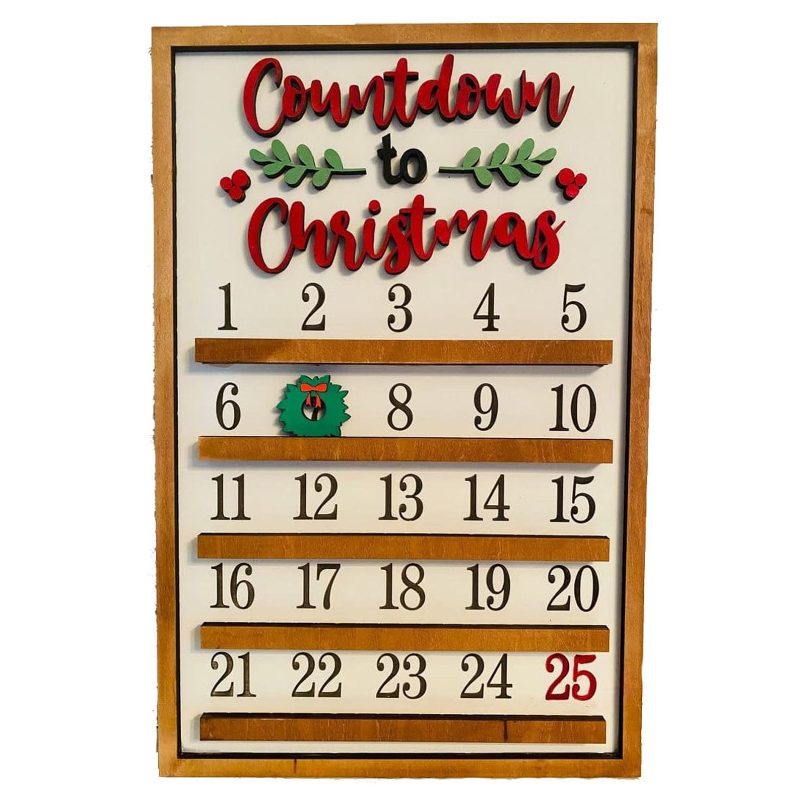 ZhyrZng Christmas Countdown Calendar Days Until Christmas Countdown ...