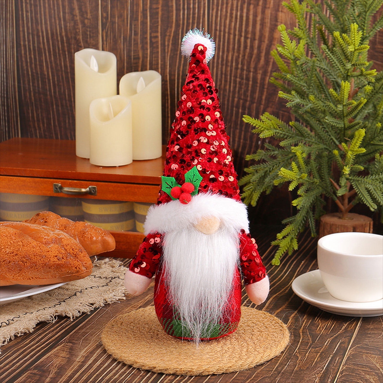 ZhyrZng Gnomes Christmas Decorations, Large Adjustable Gnome ...