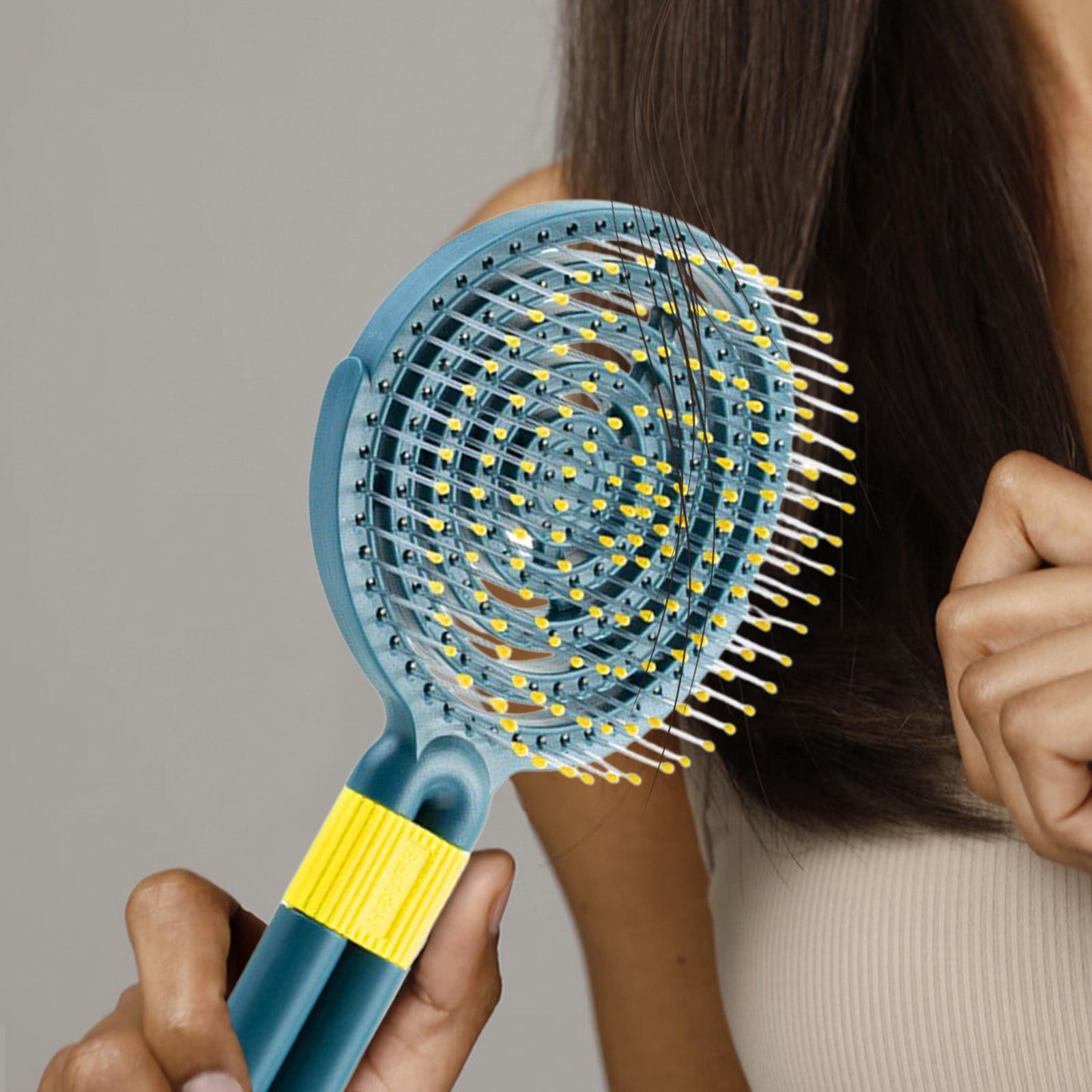 ZhyrZng Home High Skull Top Styling Comb Head Scalp Massage Comb Hollow ...