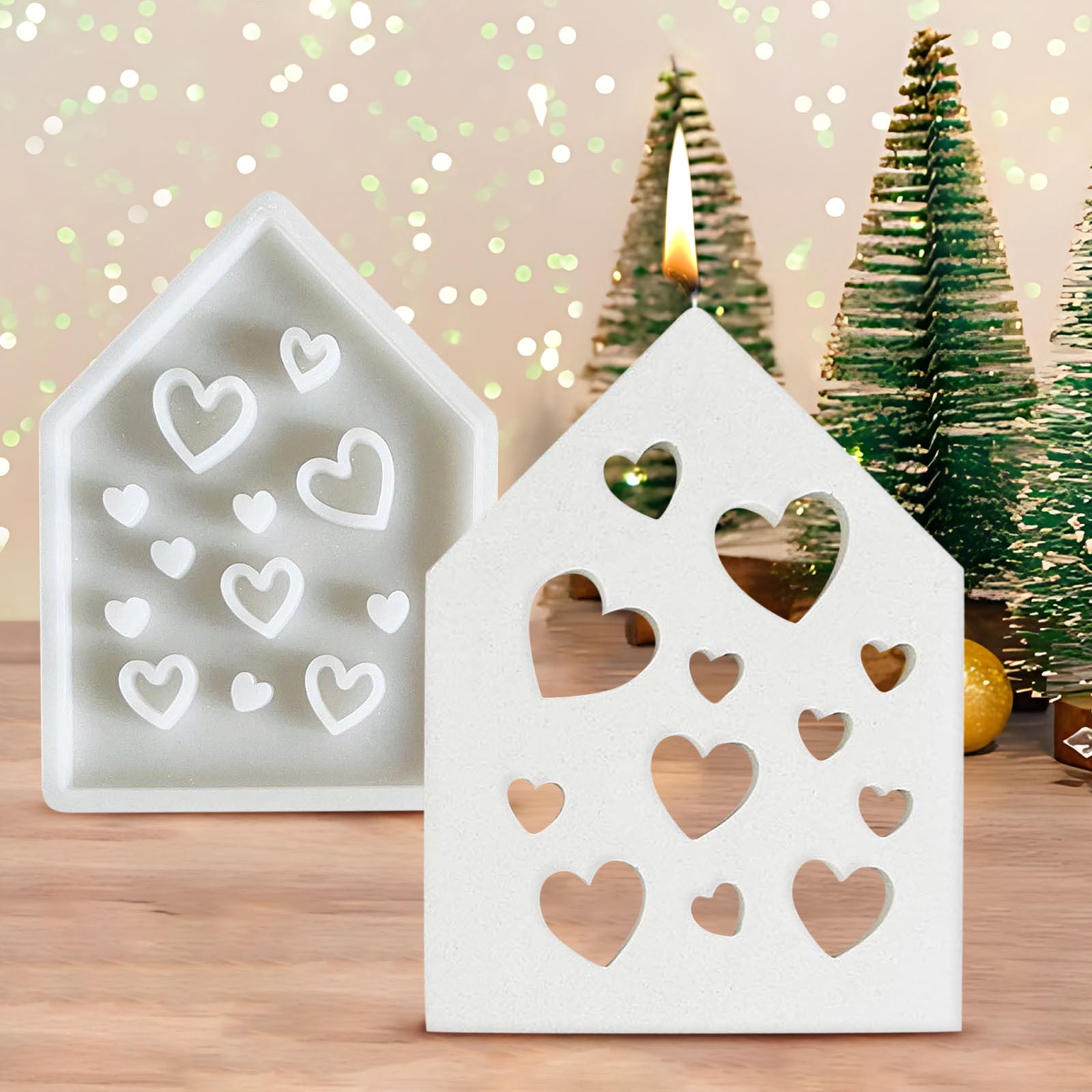 ZhyrZng Moulds Pouring Christmas Tree Decorations Silicone Mould ...