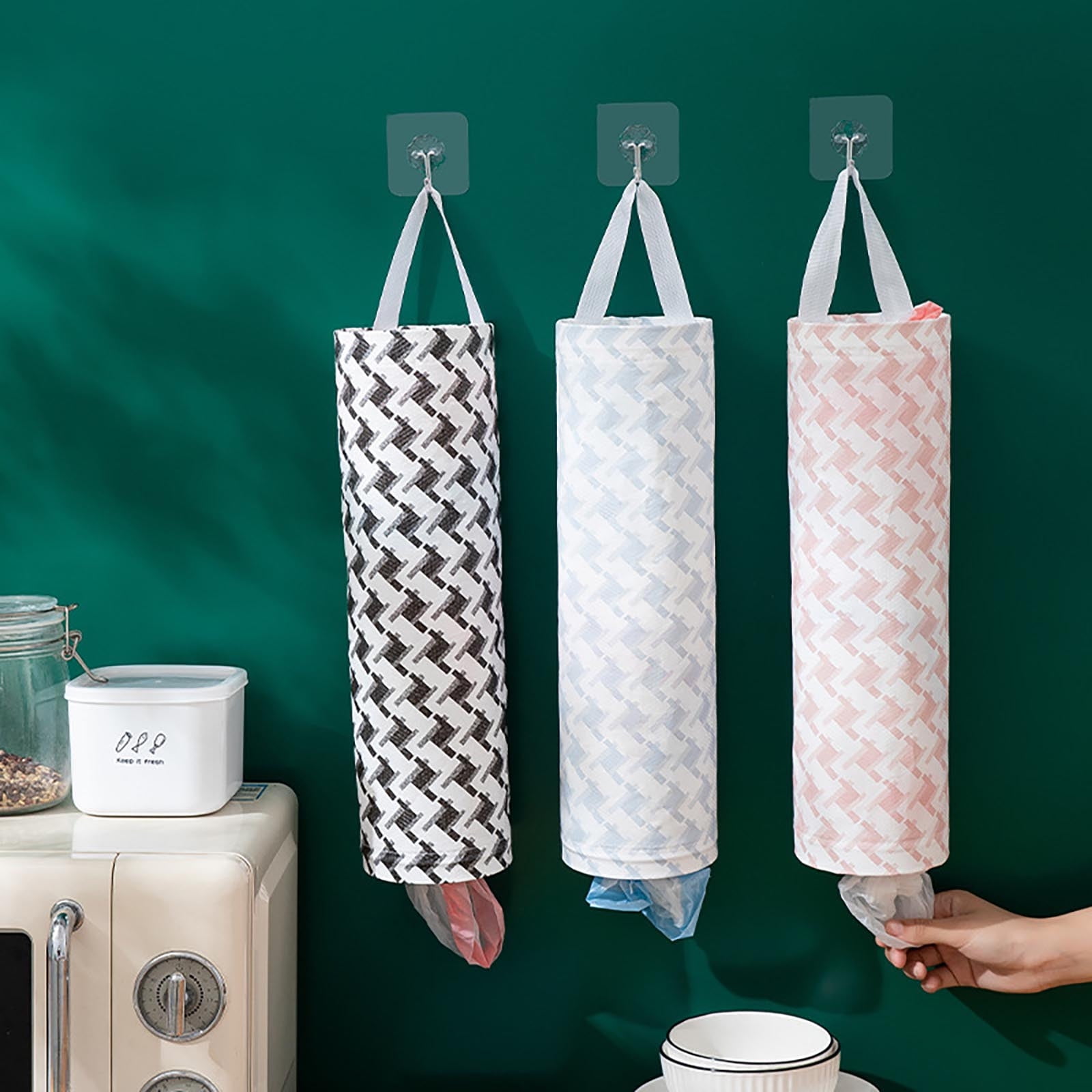 ZhyrZng Storage Bins Garbage Bag Storage Bag Kitchen Wall Mounted ...