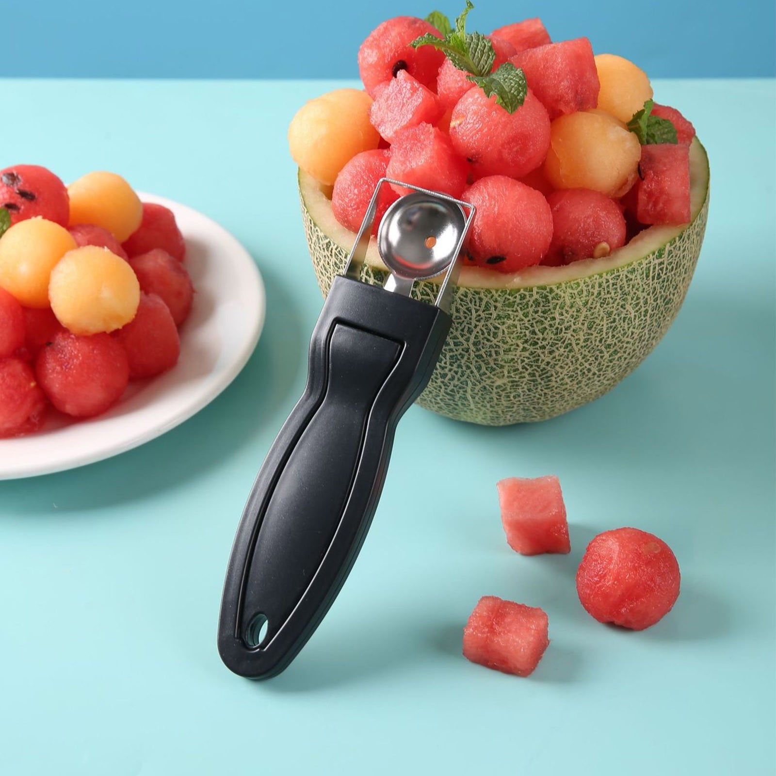 ZhyrZng Two In One Stainless Steel Watermelon Slicing Knife Fruit ...