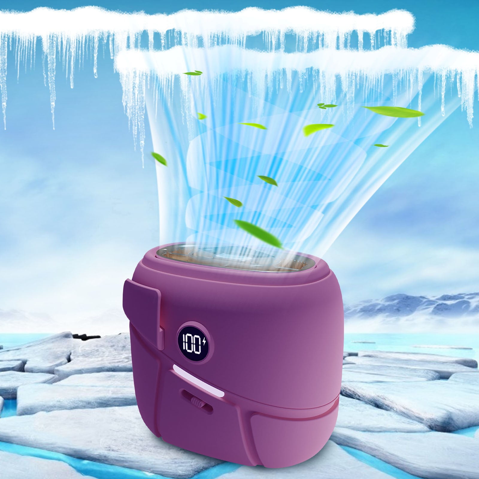 ZhyrZng Waist Hanging Fan Outdoor Portable Hanging Bag USB Charging ...