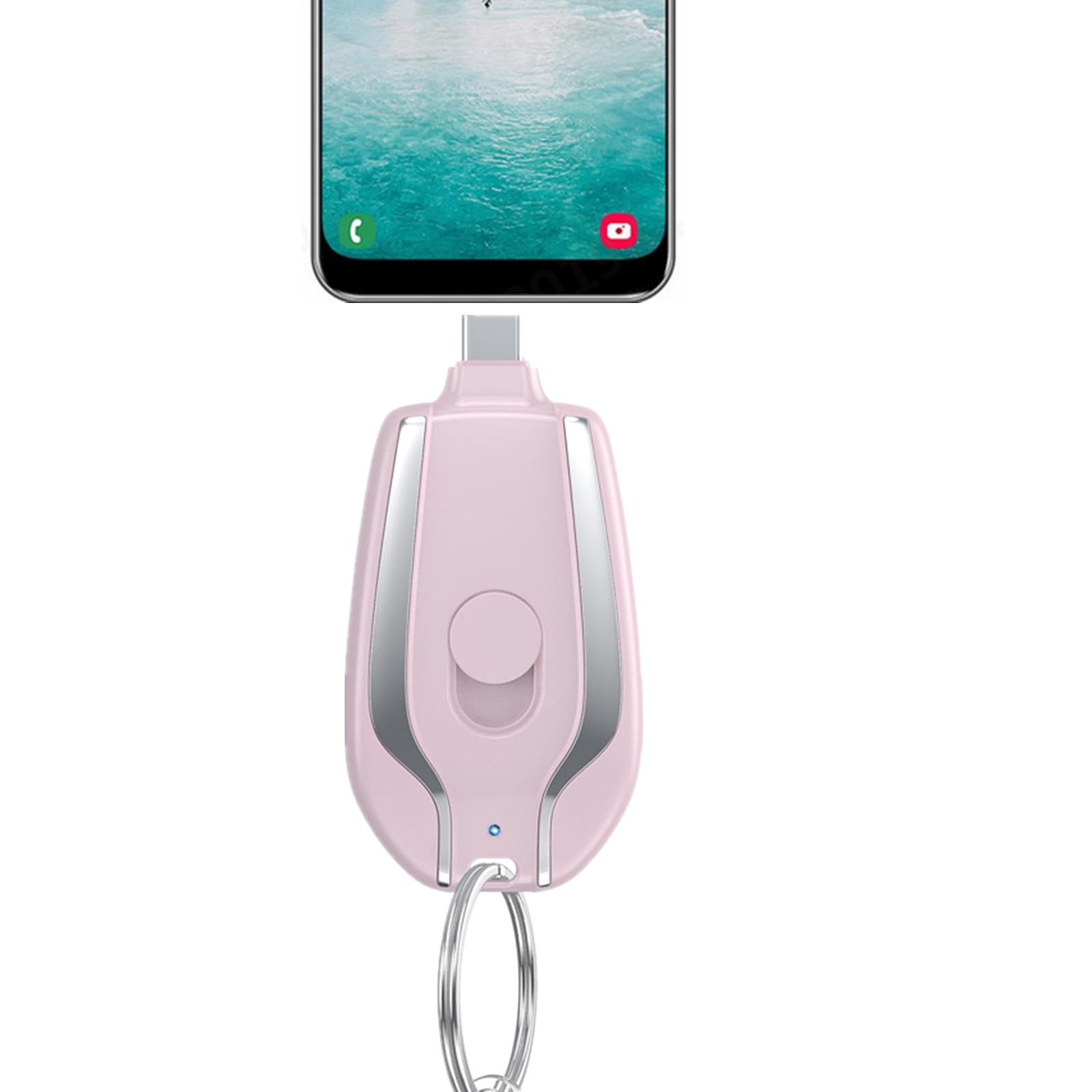 ZiSUGP Mini Power Pod 1500mAh Keychain Charger for Android, Keychain ...
