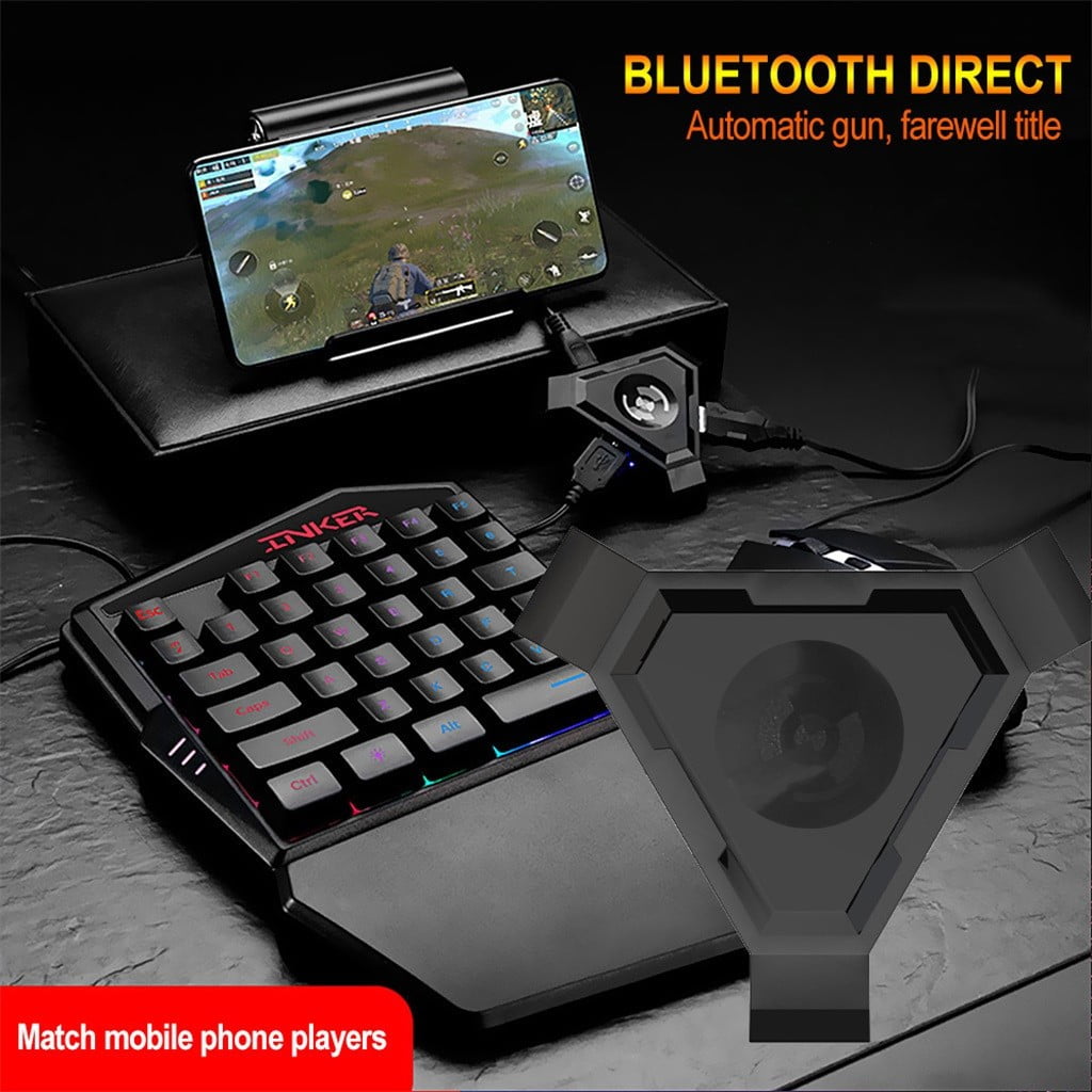 ZiSUGP Portable Mobile Adapter Gaming Keyboard Mouse Converter for PUBG ...