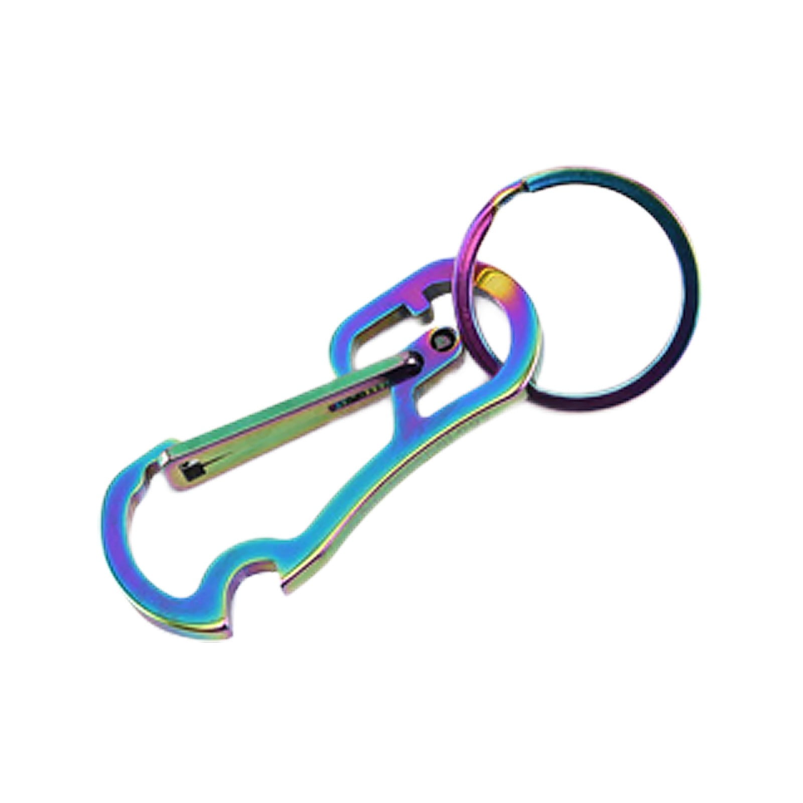 ZiSUGP Stainless Steel Integral Wire Cut Keychain Wwith Can Opener ...