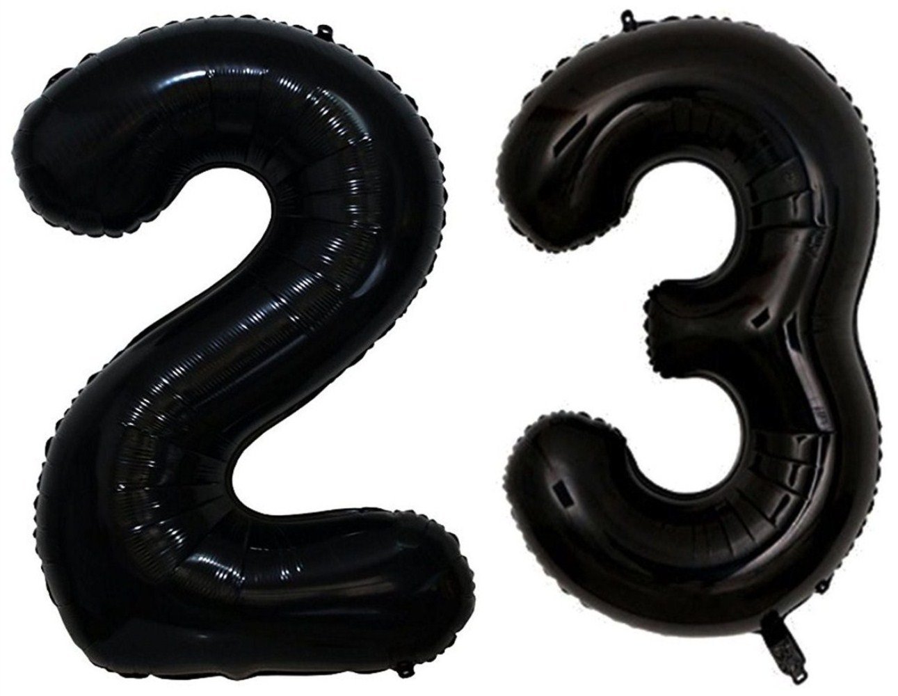 ZiYan 40 Inch Giant 23th Black Number Balloons,Birthday/Party balloons ...