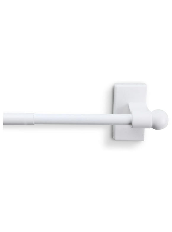 Magnetic Curtain Rods in Curtain Rods | White - Walmart.com