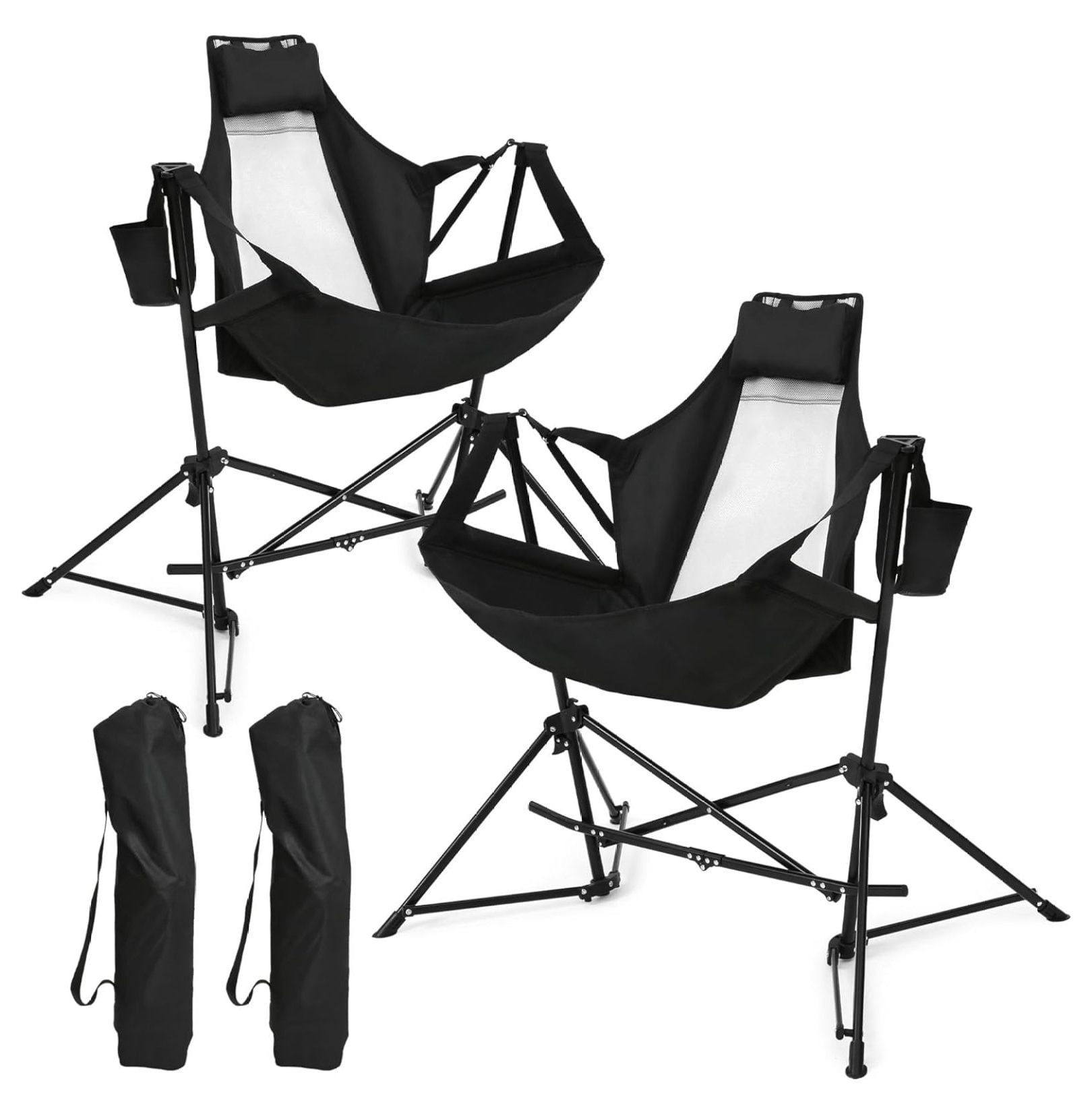 ZiaZbYinY Hammock Camping Chairs Set of 2- Portable Swinging Hammock ...