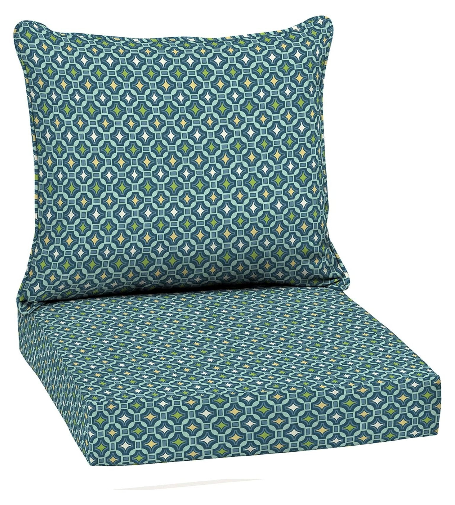 ZiaZbYinY Outdoor Deep Seat Cushion Set, 22 x 24, Water , Fade ...