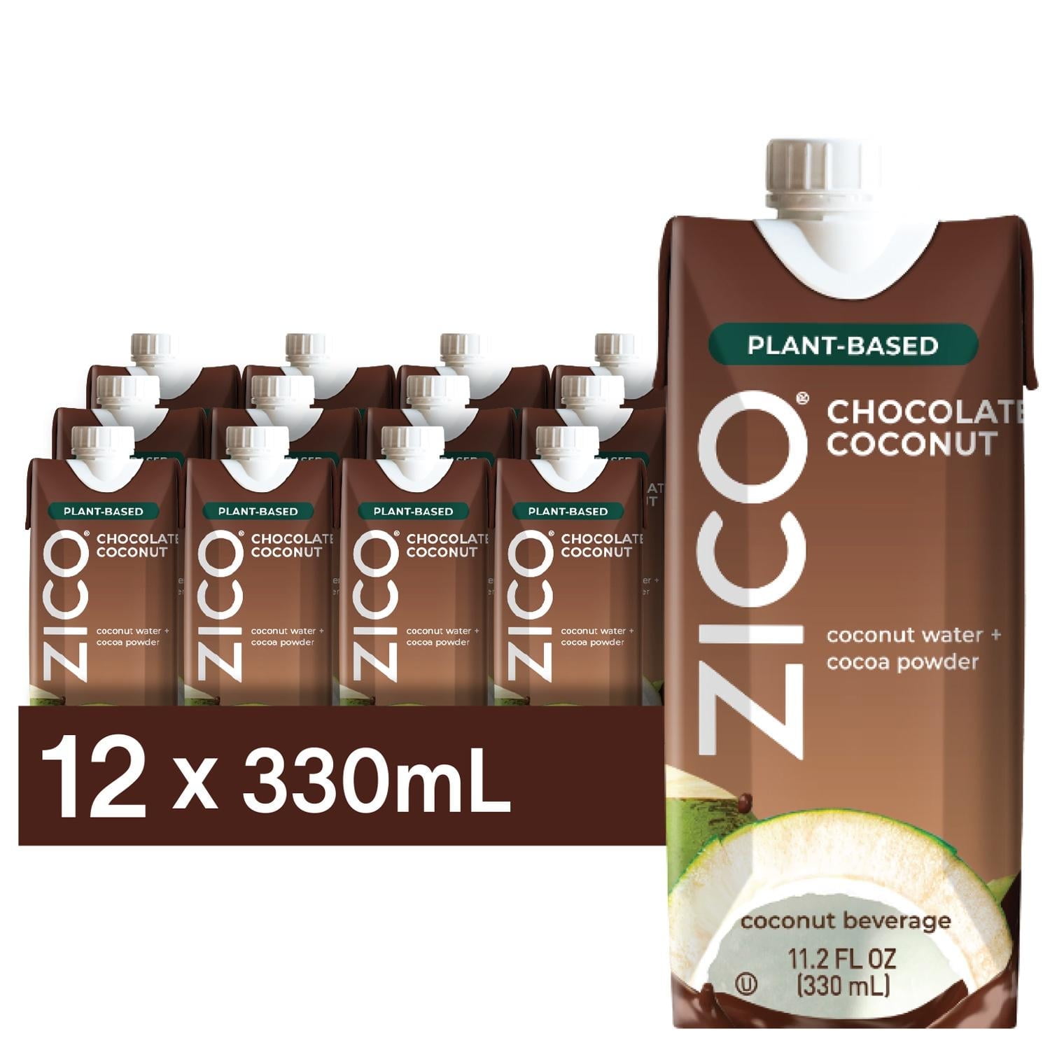 Zico Chocolate Coconut Water | Dairy-free, Plant-based, tastes like ...
