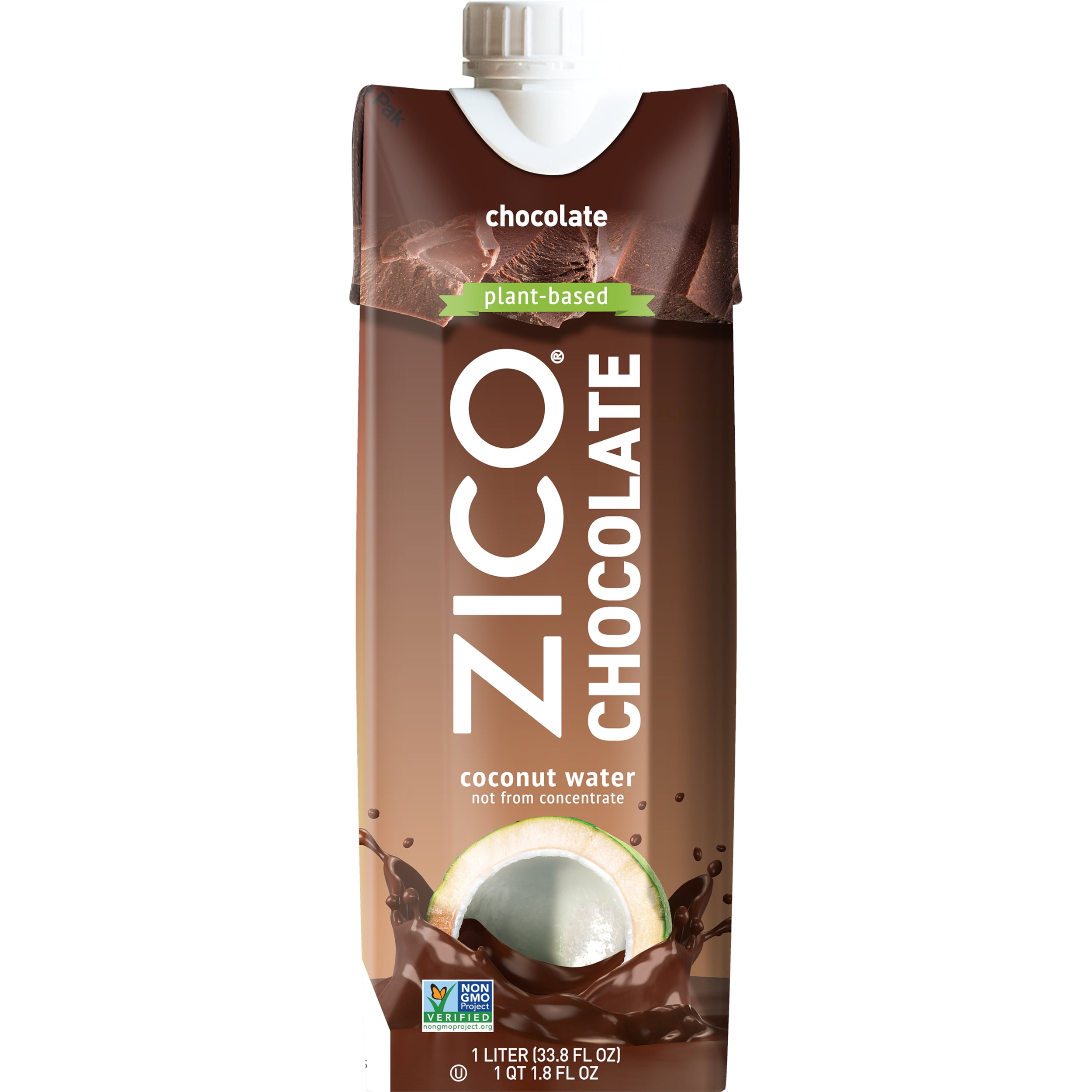 Zico Chocolate Flavored Coconut Water, 1 Liter - Walmart.com