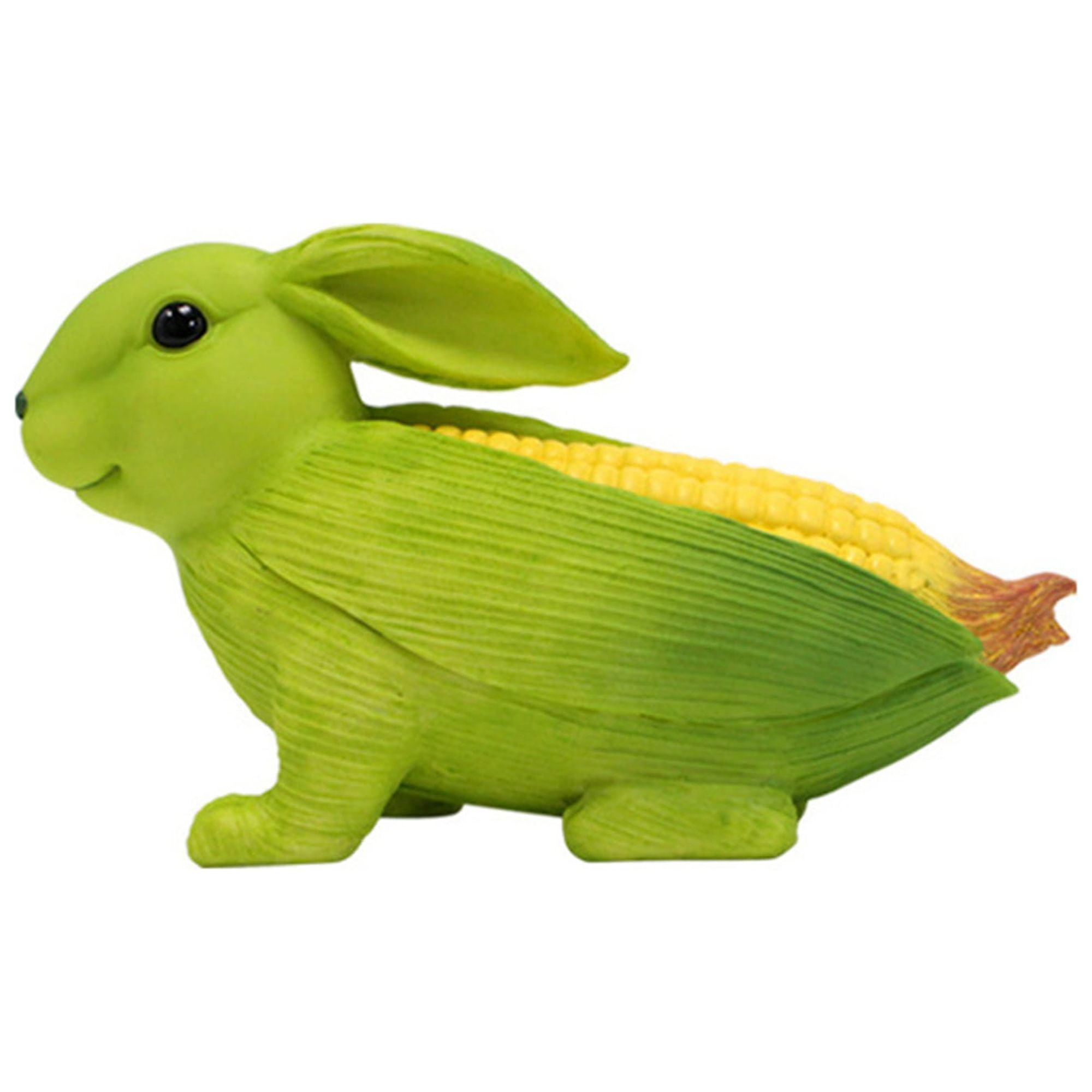 Zidweeken Bunny Garden Statues Funny Corn Rabbit Figurines Outdoor Art ...
