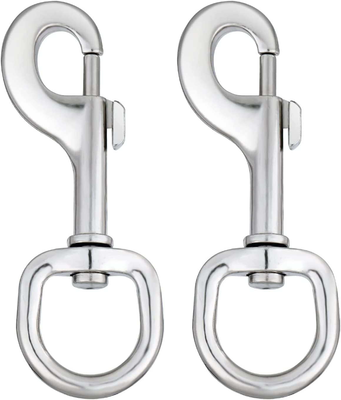 Ziediop, 4.3" Steel Swivel Eye Bolt Snap Hooks 2 Pieces - Walmart.com