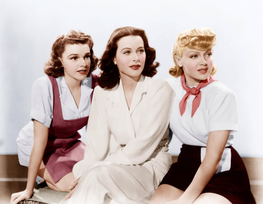Ziegfeld Girl From Left: Judy Garland Hedy Lamarr Lana Turner 1941 ...