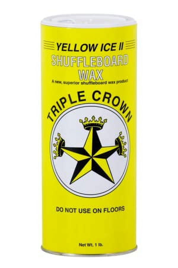 Zieglerworld Triple Crown Yellow Ice II Medium-Fast Speed Shuffleboard ...