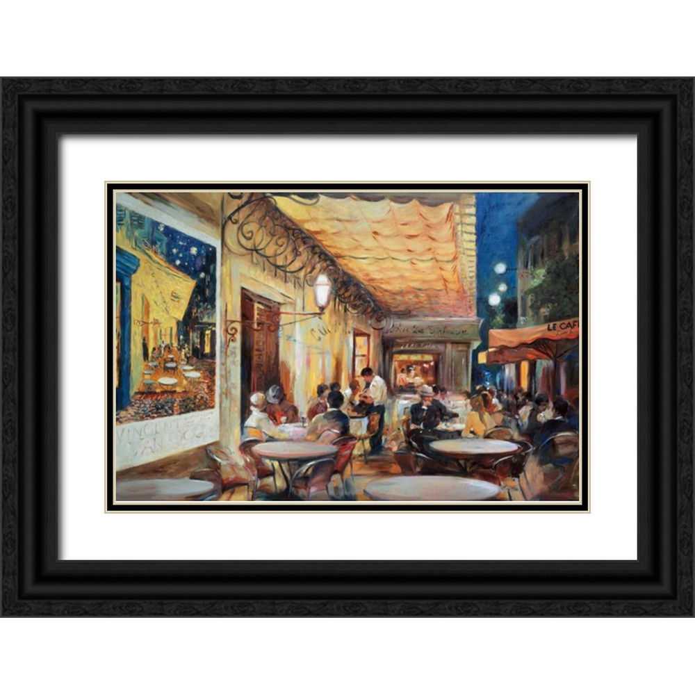 Zielinska, Maria 24x17 Black Ornate Wood Framed with Double Matting ...