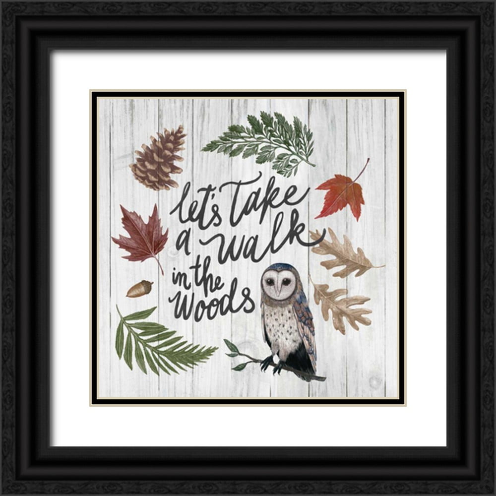 Zieve Miller, Sara 26x26 Black Ornate Wood Framed with Double Matting ...