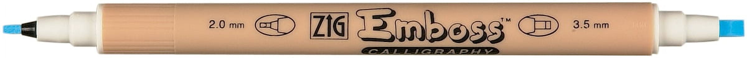 Zig Emboss Calligraphy Twin Tip Marker-Clear - Walmart.com
