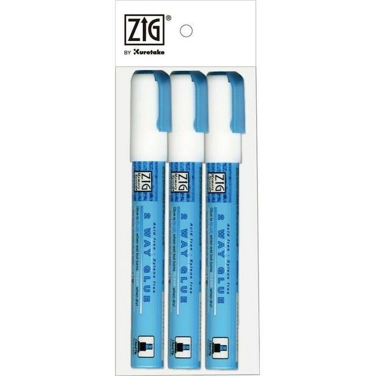 Zig MSB20M3V Fine Tip 2-Way Glue Pen, 3 Piece - Walmart.com
