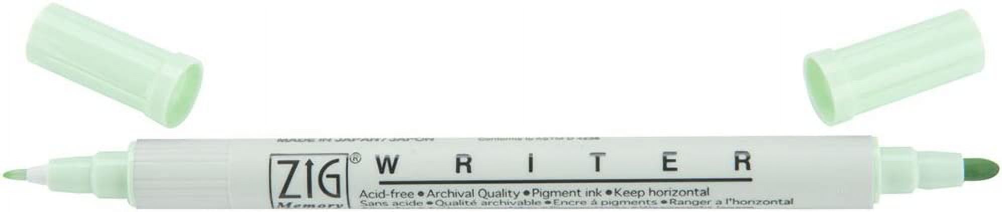 Zig Memory System Writer Dual Tip Marker, Pale Mint - Walmart.com Zig Memory System Writer Dual Tip Marker, Pale Mint - Walmart.com