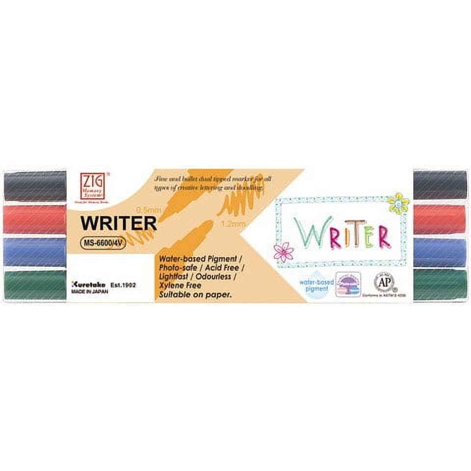 Zig - Memory System Writer Marker Set - 4-Color Set - Walmart.com